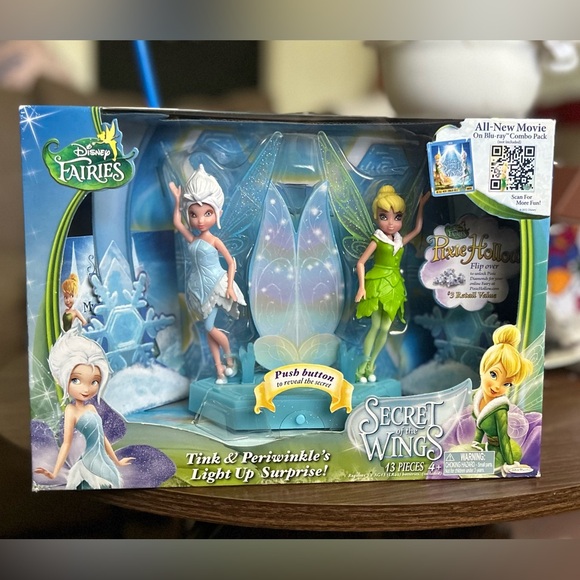 Disney | Toys | Rare Disney Fairies Tink And Periwinkle Light Up ...